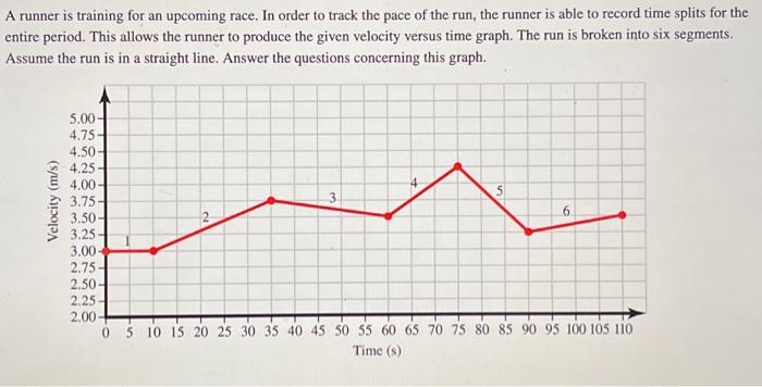 Solved A runner is training for an upcoming race. In order | Chegg.com