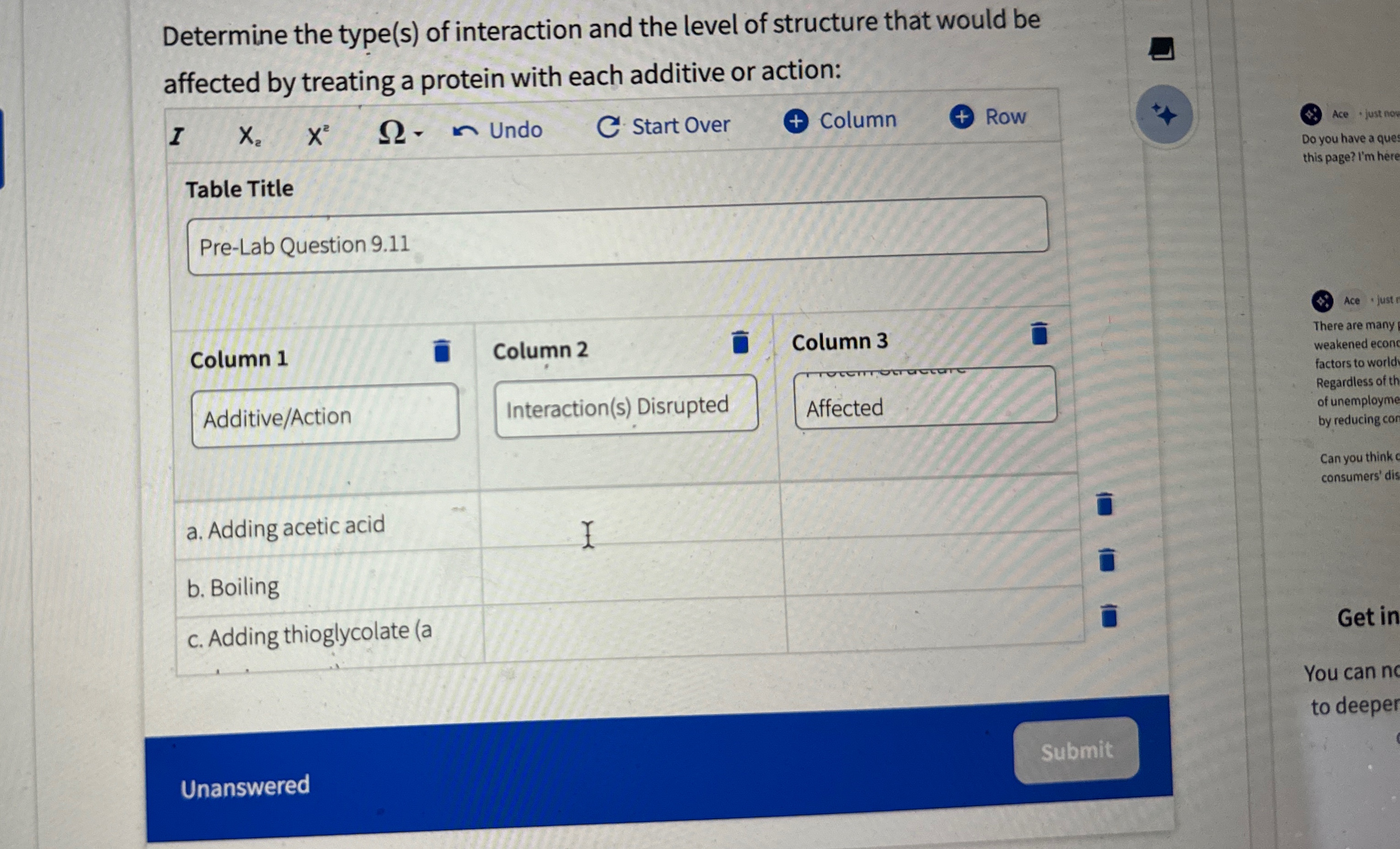 Solved Determine the type(s) ﻿of interaction and the level | Chegg.com