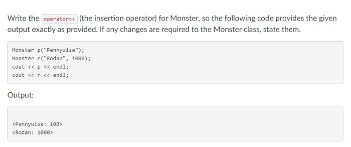 Solved Write the operator