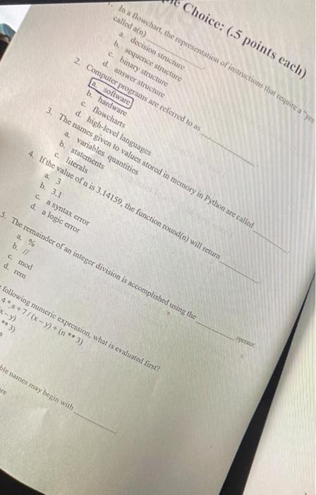 Solved i need the answers for this paper pls | Chegg.com