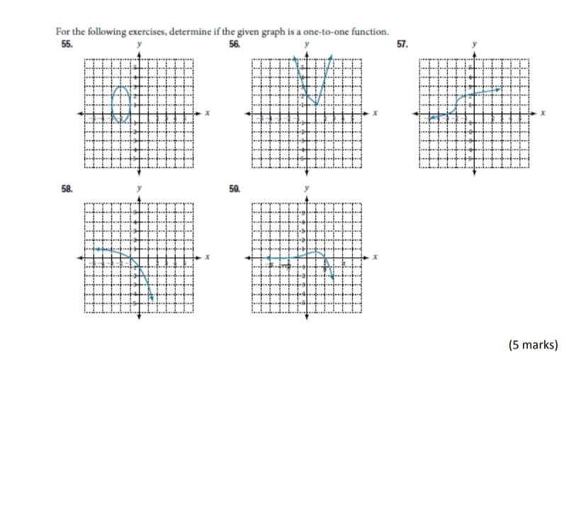 Solved 40. y 41. 42 x (3 marks) For the following | Chegg.com