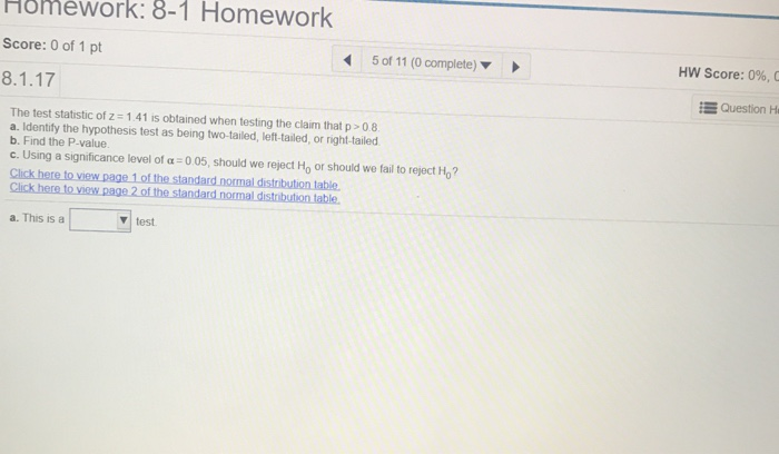 Solved Homework 8 1 Homework Save Score 0 Of 1 Pt 4 Of 11