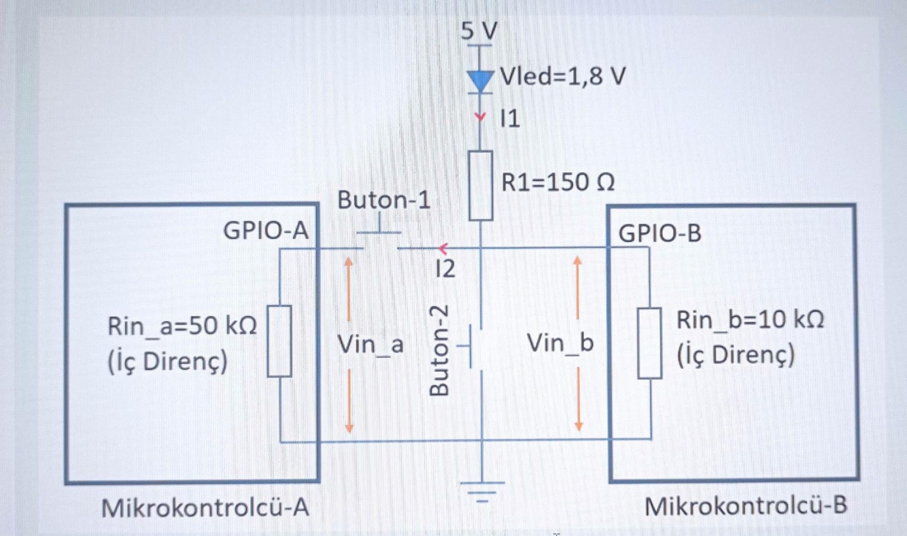 Solved Microcontrollers and GPIO pin connections are seen in | Chegg.com