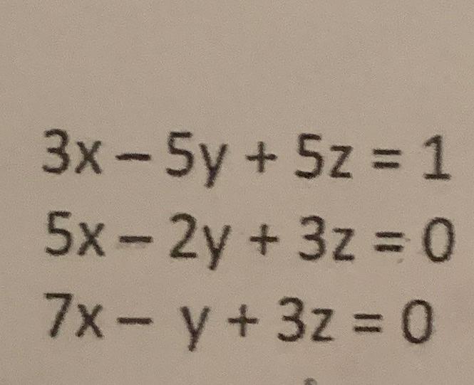 Solved Solve the system of linear equations. If the system | Chegg.com