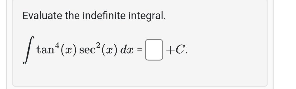 Solved Evaluate the indefinite integral. | Chegg.com