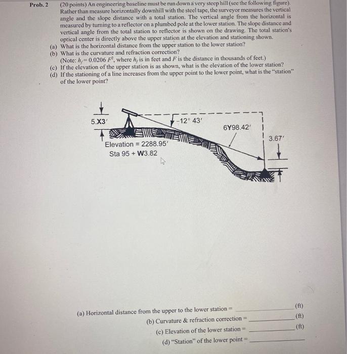 Solved Prob. 2 (20 points) An engineering baseline must be | Chegg.com