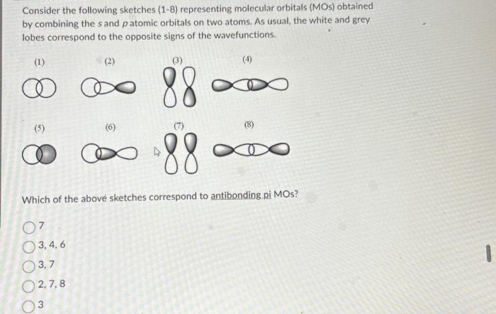 Solved Consider The Following Sketches 1−8 Representing