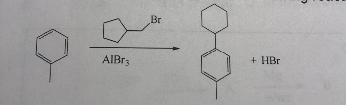 Solved Br AlBr3 + HBr | Chegg.com
