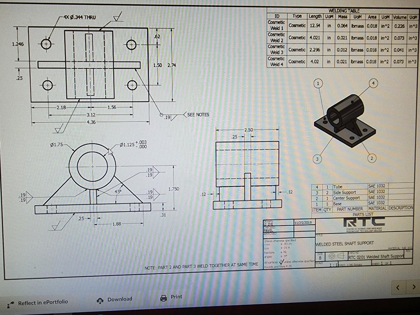 Solved efer to the engineering drawing provided and answer | Chegg.com