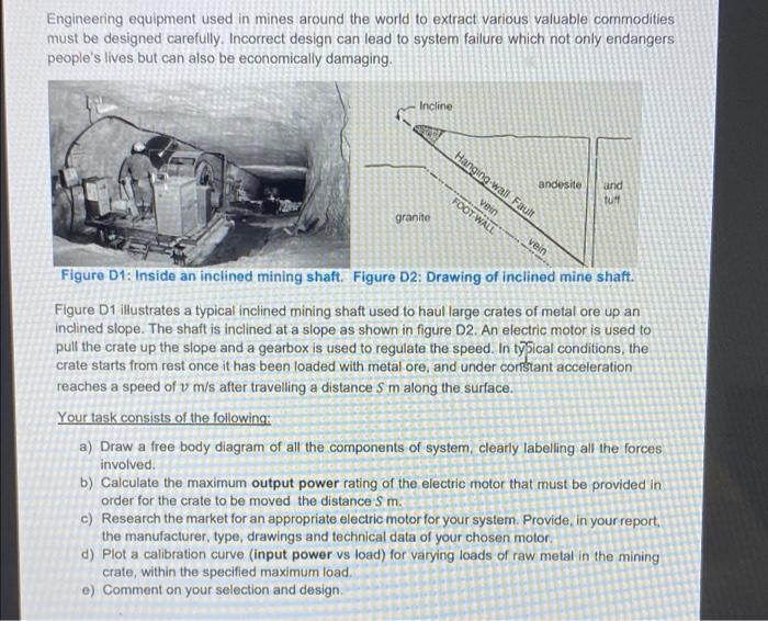 Solved parameters unladen mass is 10kgmaximum load is 900 | Chegg.com