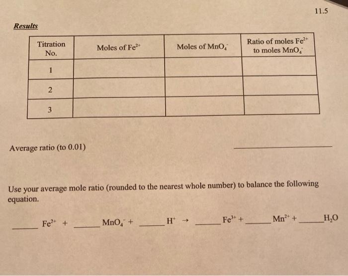 Solved 11.4 Section Name Report Sheet: Reaction | Chegg.com