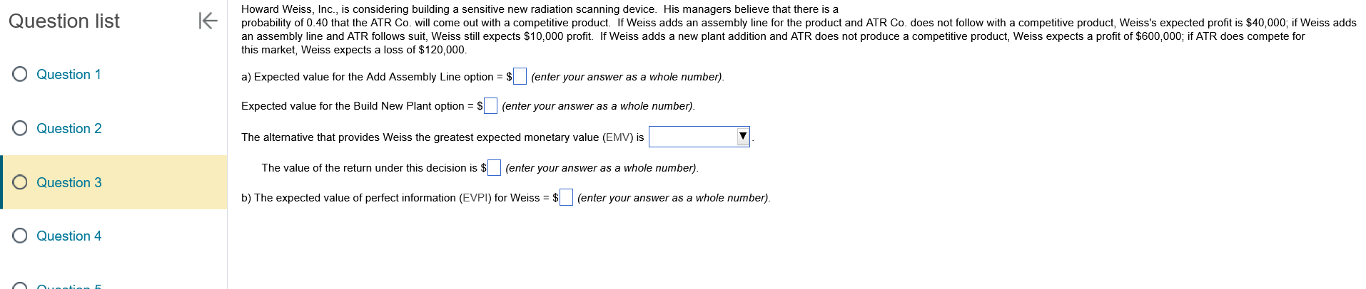 Solved Question listQuestion 1Question 2Question 3Question | Chegg.com