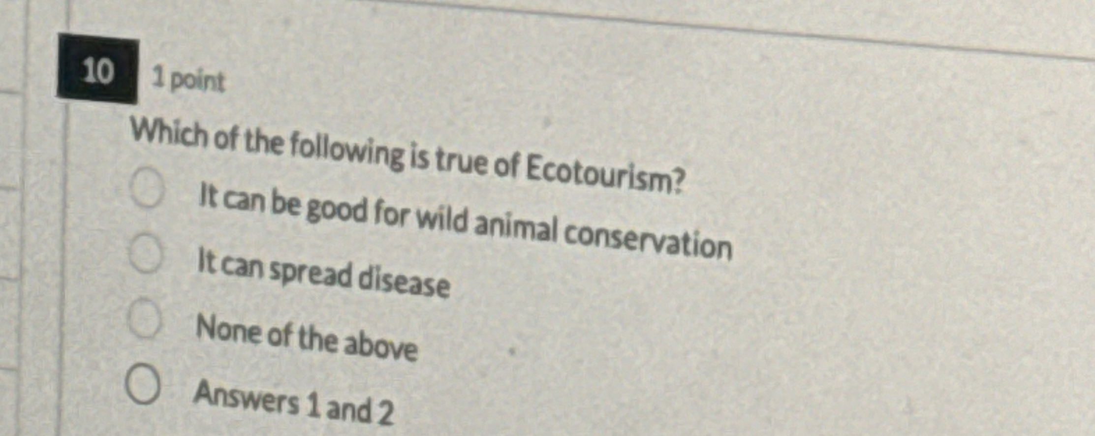 Solved 1 ﻿pointWhich of the following is true of | Chegg.com