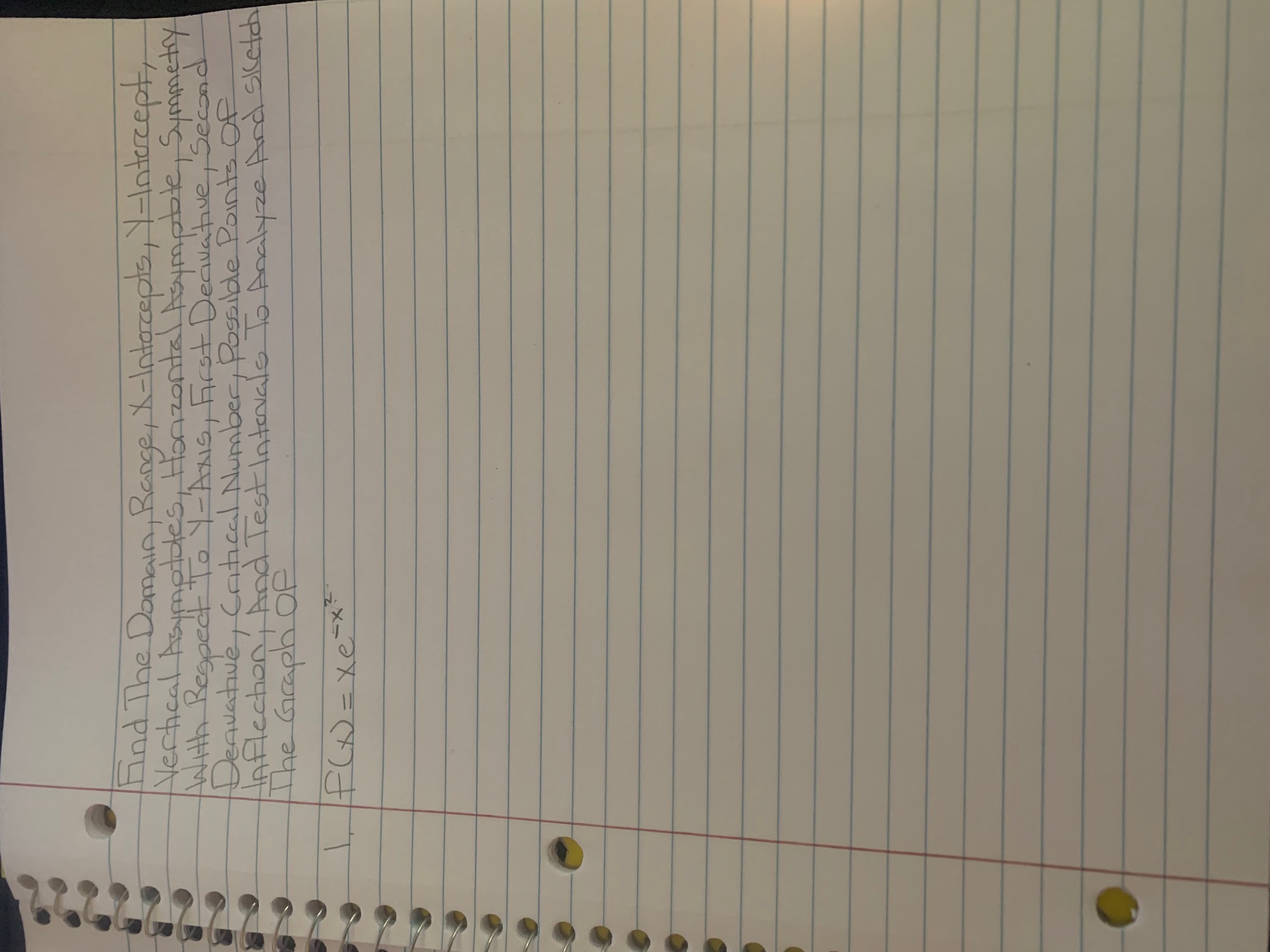 Solved Find The Domain, Range, X-Intercepts, | Chegg.com