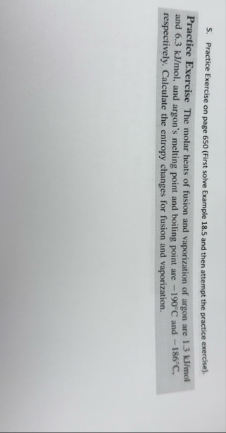 Solved Practice Exercise on page 650 (First solve Example | Chegg.com
