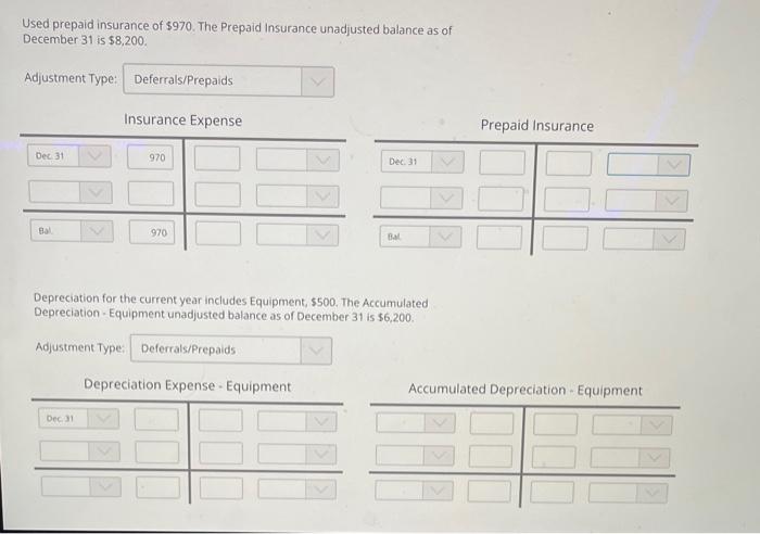 Solved Fill in the t-accounts for each situation and label | Chegg.com