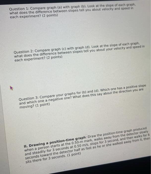 Solved LAB 4 Linear motion Table 1 - linear motion Do the | Chegg.com