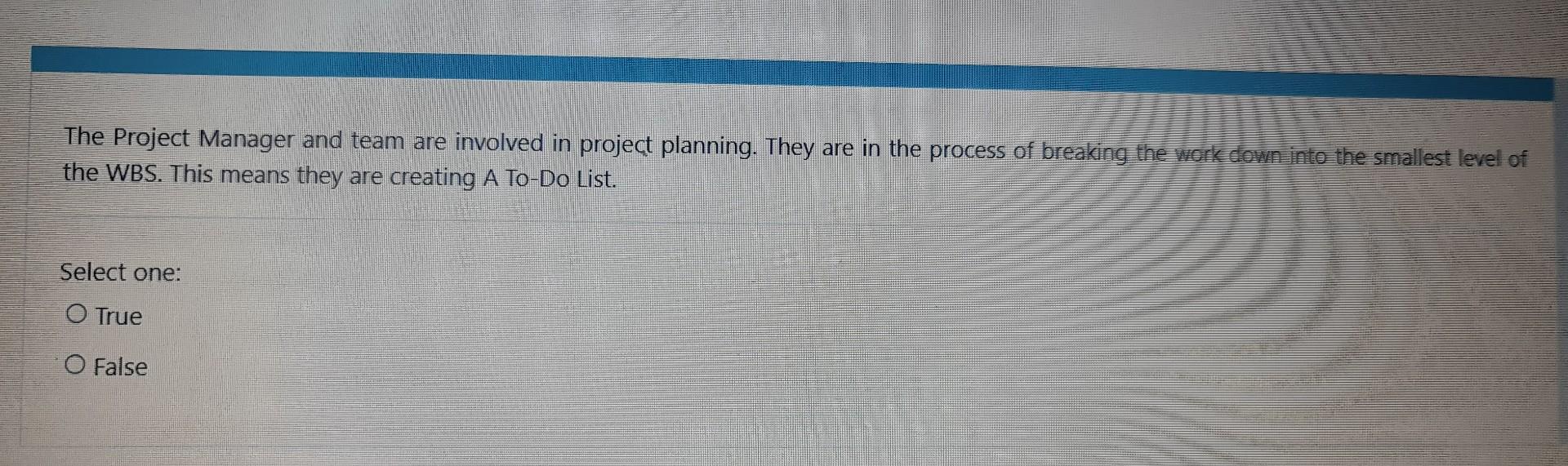 Solved The Project Manager and team are involved in project | Chegg.com
