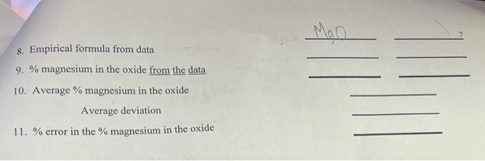 Solved RECORD ALL DATA IN INK using the correct number of | Chegg.com