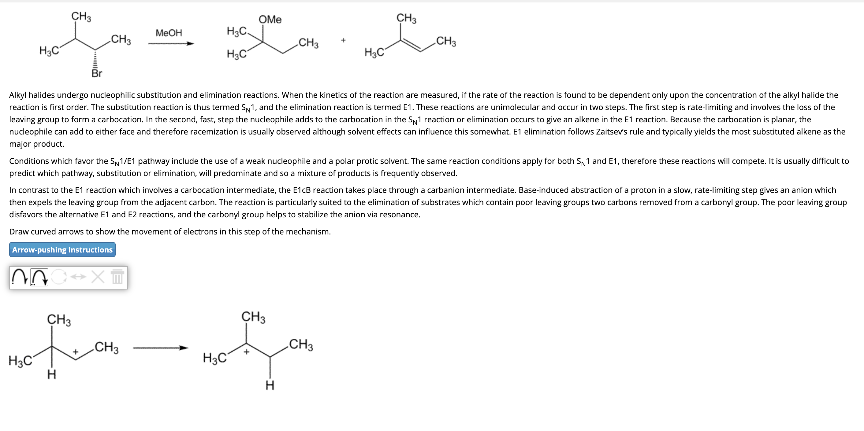 Solved major product. predict which pathway, substitution or | Chegg.com