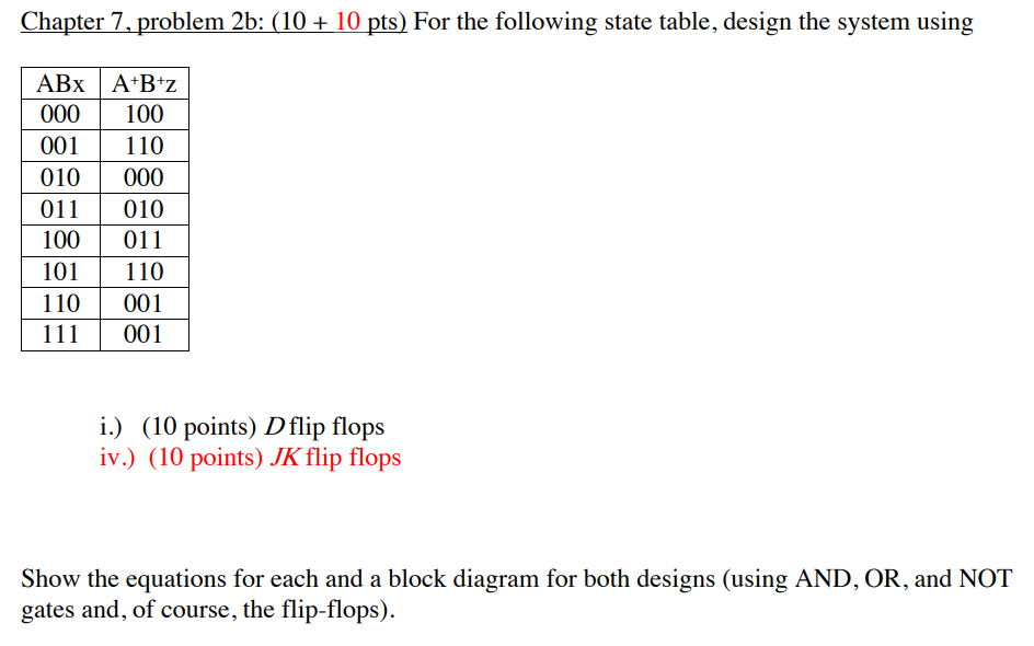 Solved Chapter 7 , ﻿problem 2b:(10+10pts) ﻿For the following | Chegg.com