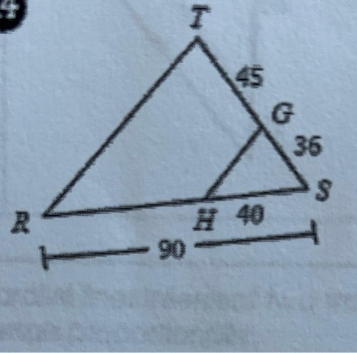 Solved Are these triangles similar? If they are, is it Angle | Chegg.com