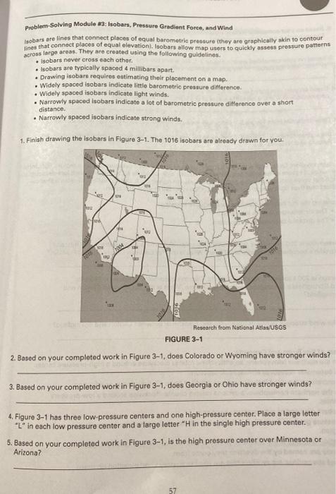 Solved Problem-Solving Module #2: Station Pressure Note | Chegg.com