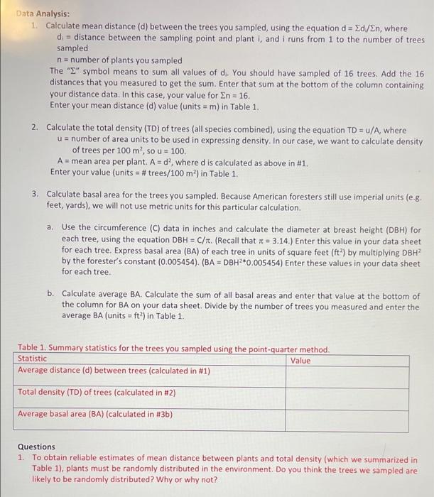 Introduction The point-quarter method was developed | Chegg.com