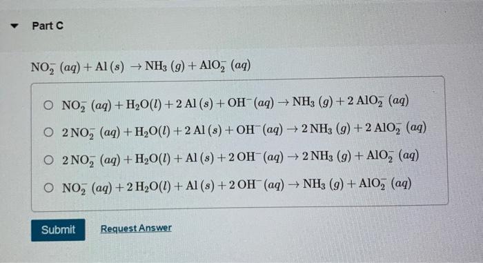 Solved Item 9: Balance each of the following redox reactions | Chegg.com