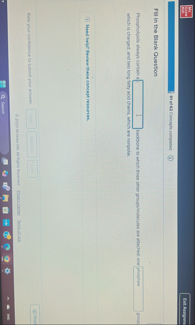 Solved McGrawHII61 ﻿of 62 ﻿Concepts completedFIII In the | Chegg.com