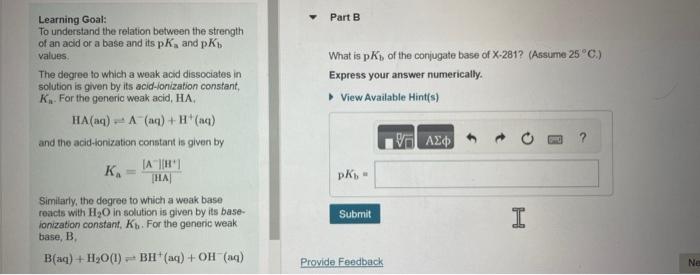 Solved Learning Goal: Part B To understand the relation | Chegg.com