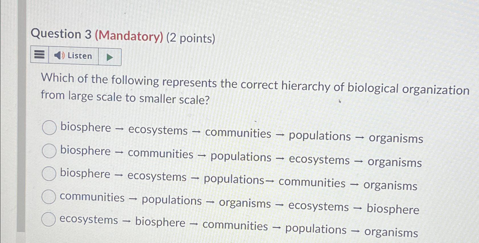 Solved Question 3 (Mandatory) (2 points)Which of the | Chegg.com Solved Question 3 (Mandatory) (2 points)Which of the | Chegg.com