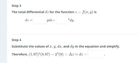 Solved Question 1 Use the total differential to quantify the | Chegg.com