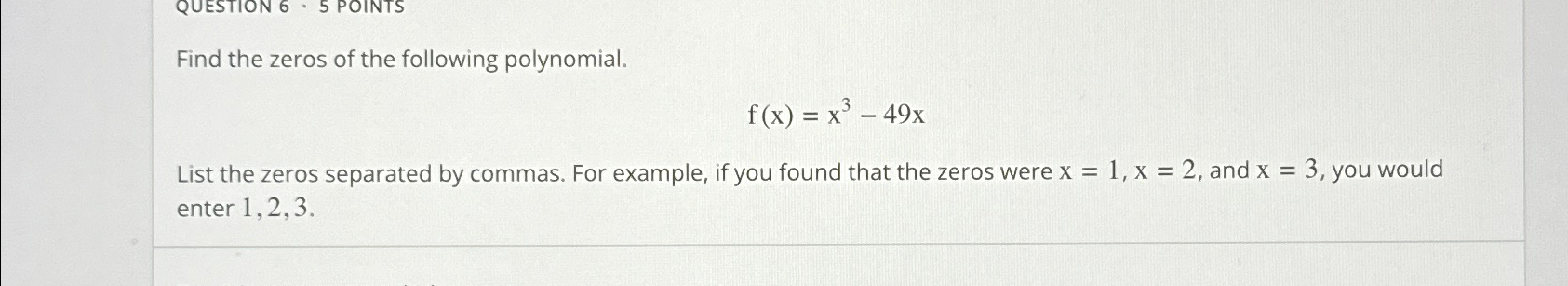 Solved Find the zeros of the following | Chegg.com