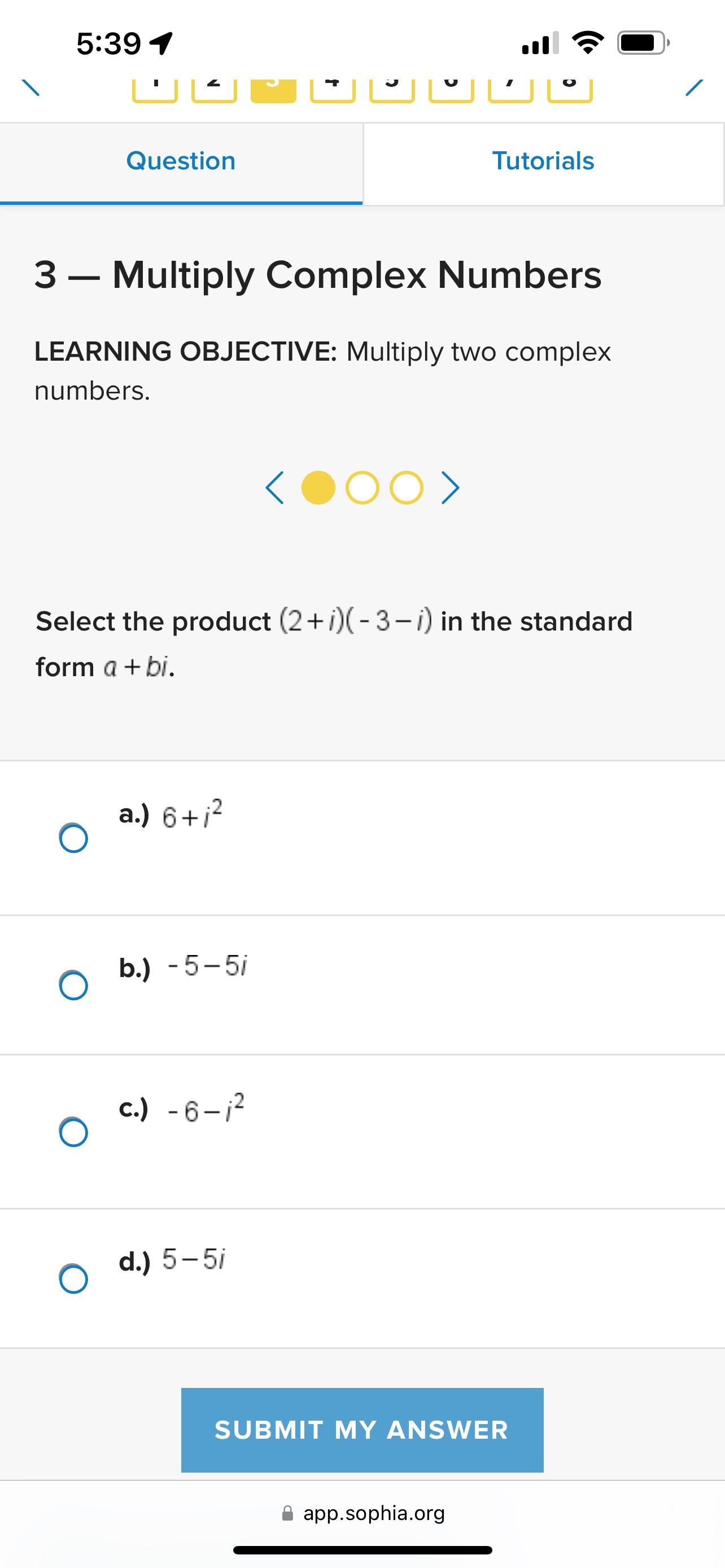 Solved Questiontutorials3 ﻿multiply Complex