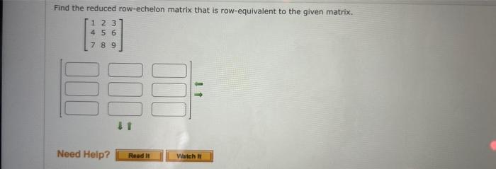Solved Find the reduced row-echelon matrix that is | Chegg.com