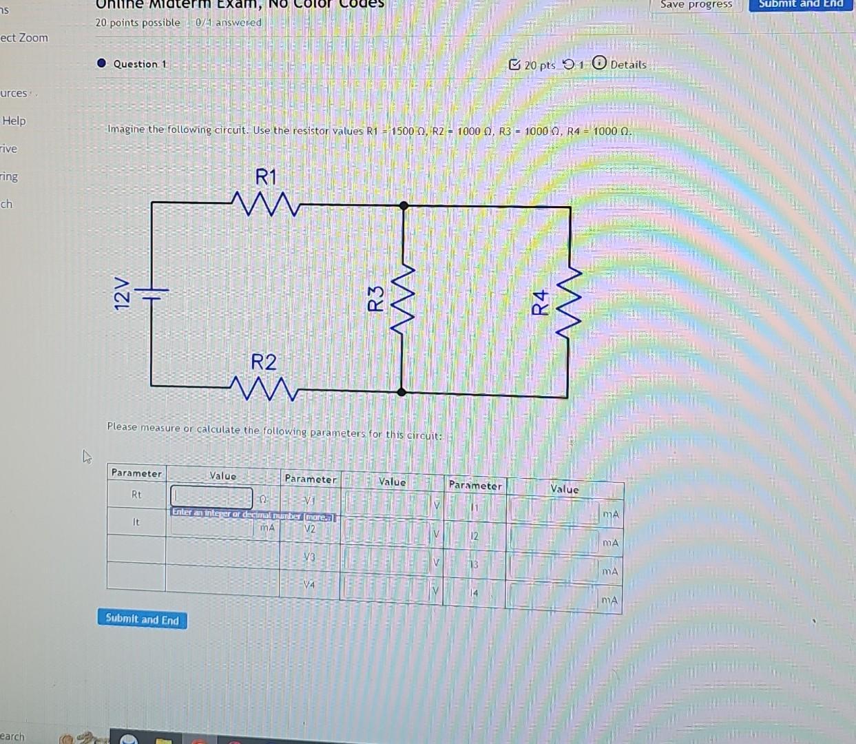 Solved Imagine the following circuit. Use the resistor | Chegg.com