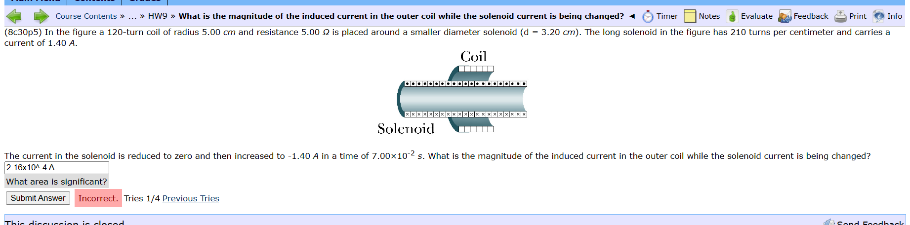 Solved Course Contents » ... » ﻿HW9 » ﻿What is the magnitude | Chegg.com