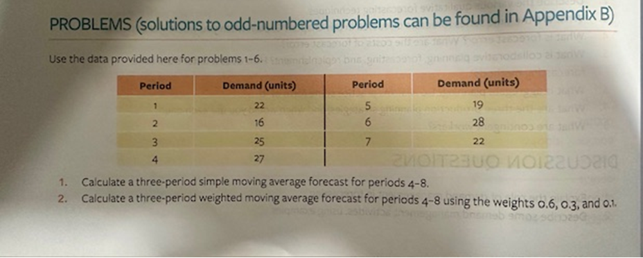 Solved Calculate by hand a linear trend forecast for periods | Chegg.com