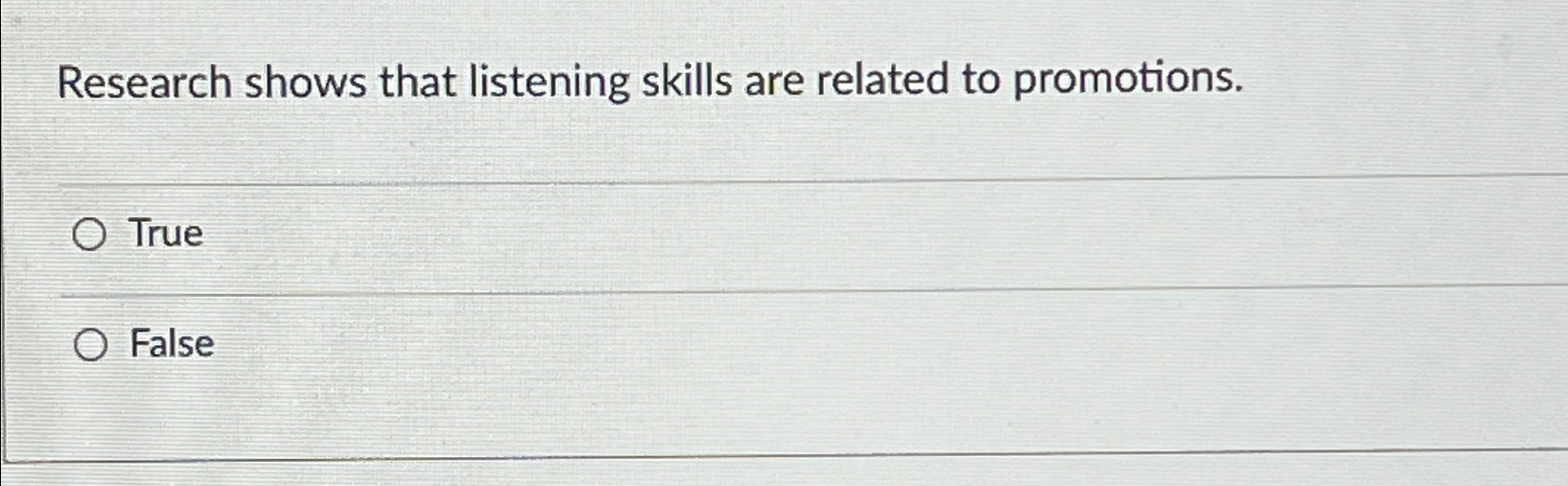 Solved Research shows that listening skills are related to | Chegg.com