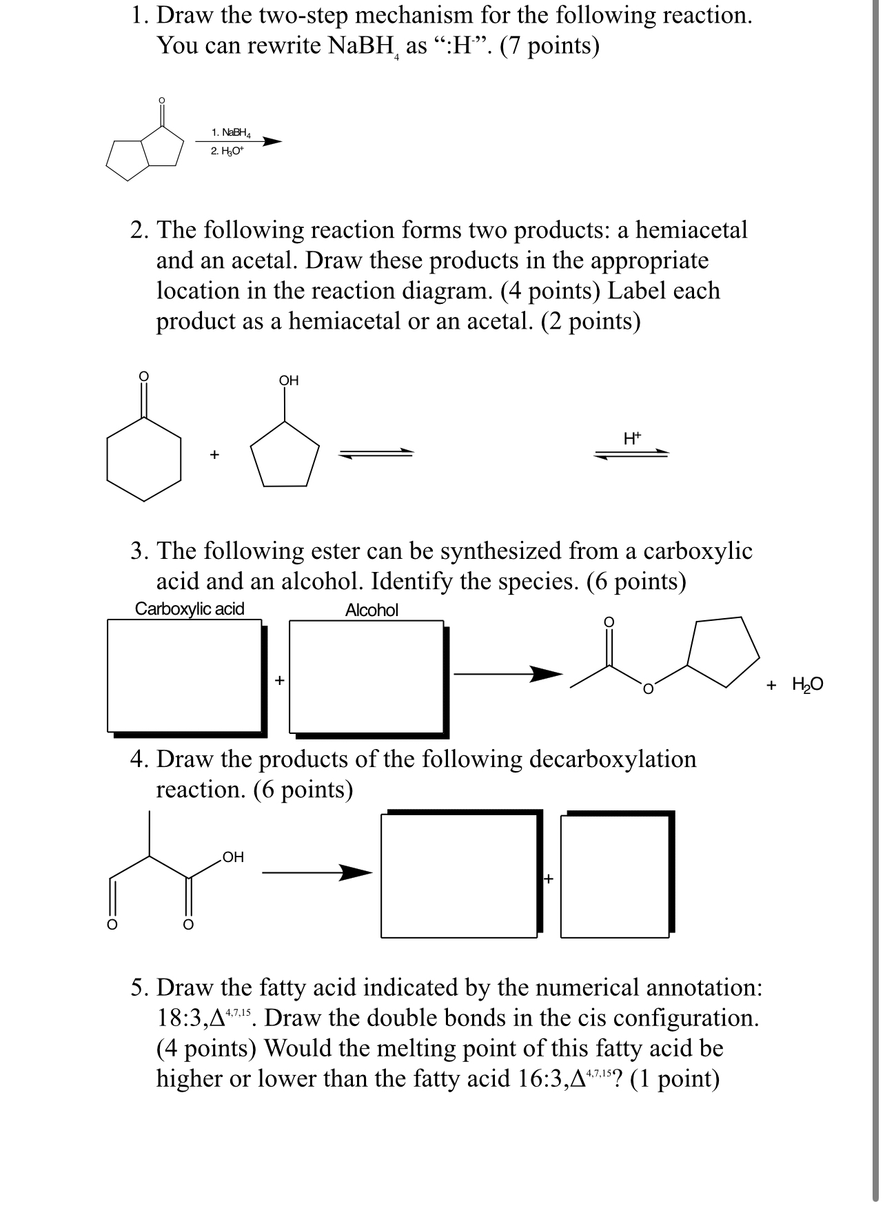 Solved Draw the two-step mechanism for the following | Chegg.com