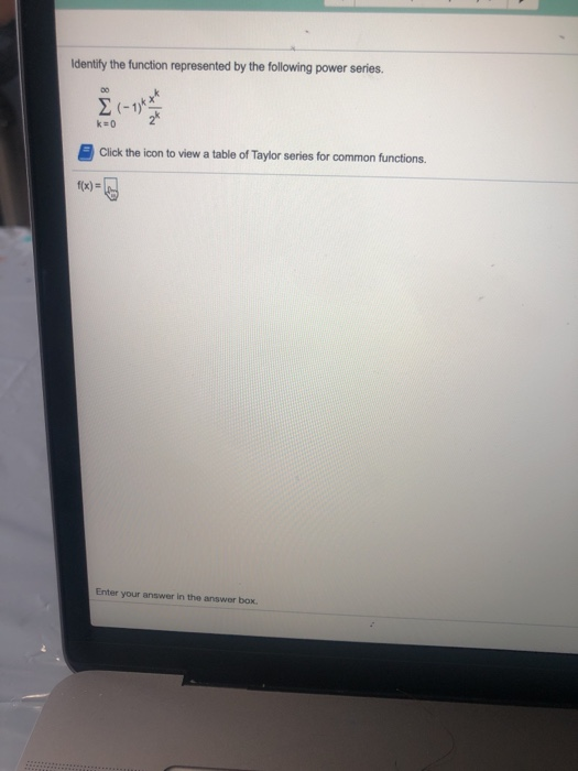 Solved Identify the function represented by the following | Chegg.com