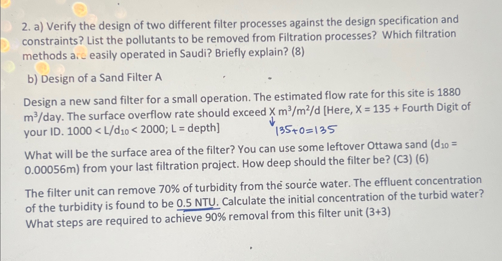 Solved a) ﻿Verify the design of two different filter | Chegg.com