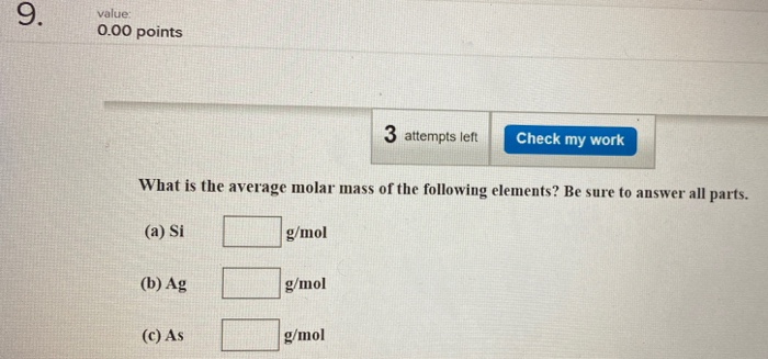 Solved 7. value 0.00 points 3 attempts left Check my work | Chegg.com
