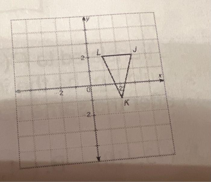 Solved 1. Draw the rotation of the triangle about origin by | Chegg.com