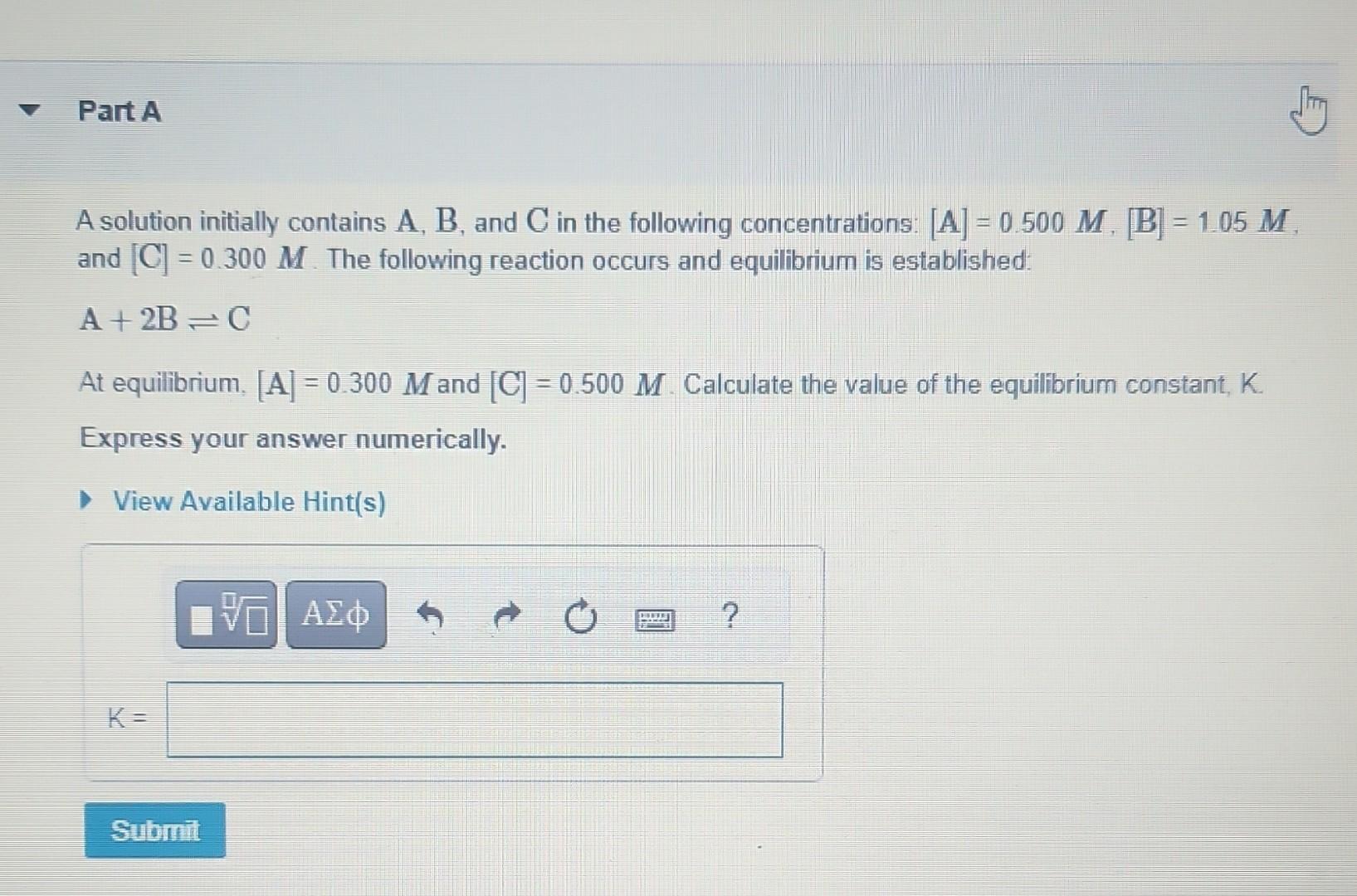 Solved Very few chemical reactions go to completion. | Chegg.com
