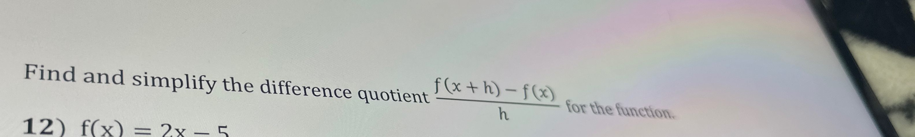Solved Find and simplify the difference quotient | Chegg.com