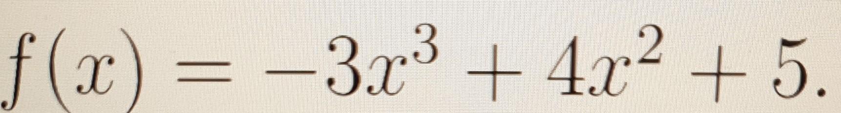 Solved for the function below find the equation of the | Chegg.com