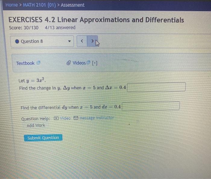 Solved EXERCISES 4.2 Linear Approximations and Differentials | Chegg.com