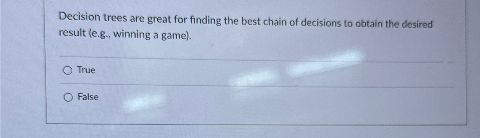 Solved Decision trees are great for finding the best chain | Chegg.com